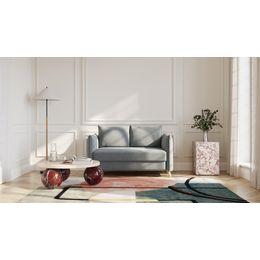 BRUNO Schlafsofa 120cm in Dunkelgrau | stabiles Massivholz & Boxspringkomfort
