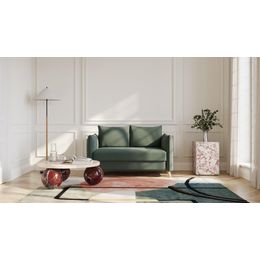 BRUNO Schlafsofa 120cm in Forest Green | stabiles Massivholz & Boxspringkomfort