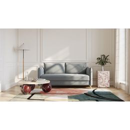 BRUNO Schlafsofa 160cm in Dunkelgrau | stabiles Massivholz & Boxspringkomfort
