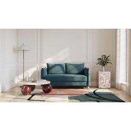 BRUNO Schlafsofa 140cm in Forest Green | stabiles Massivholz & Boxspringkomfort