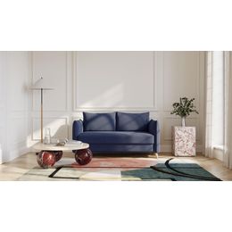 BRUNO Schlafsofa 140cm in Forest Green | stabiles Massivholz & Boxspringkomfort