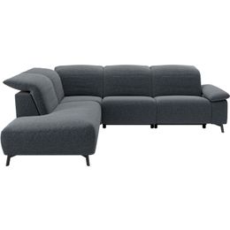 Ecksofa Musterring "MR 370, intelligenter Komfort im modernen Design", anthrazit, B:288cm H:83cm T:241cm, 100% Polyester, Sofas, Ecksofa, Optionale Relaxfunktion, flexible Kopfteile & klappbare Armlehnen