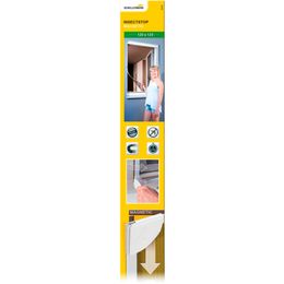 Insektenschutz-Fensterrahmen Schellenberg "ohne bohren, Magnetrahmen mit Fiberglasgewebe", wei&szlig; (rahmen: wei&szlig; gewebe: grau), B:120cm H:120cm, Insektenschutzgitter, f&uuml;r Fenster, 100 x 120 cm und 120 x 120 cm, wei&szlig;