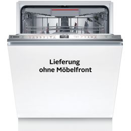 Bosch vollintegrierbarer Geschirrsp&uuml;ler "SMD6ECX12E", Energieeffizienz: A (A-G), silber (wei&szlig;), B:59,8cm H:81,5cm T:55cm, Geschirrsp&uuml;ler, Made in Germany, Time Light - Restzeit wird auf K&uuml;chenboden projiziert