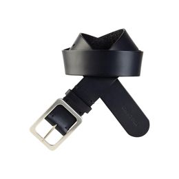 Marc O'Polo Lederg&uuml;rtel MARC O'POLO, Damen, Gr. 105, night blau, Rindsleder, Basic, G&uuml;rtel Lederg&uuml;rtel, Breite ca. 4 cm, in schlichtem, klassischem Design