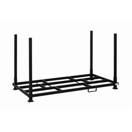 Rungenpalette mit 4 Einsteckrungen, B x L: 1200 x 2400 mm, Farbe:...