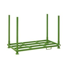 Rungenpalette mit 4 Einsteckrungen, B x L: 1200 x 2000 mm, Farbe:...