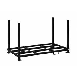 Rungenpalette mit 4 Einsteckrungen, B x L: 1200 x 2000 mm, Farbe:...
