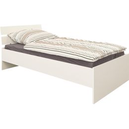 Bettgestell Priess "Lindau", wei&szlig;, B:106cm H:85cm L:213cm, Betten, Bettgestell, auch f&uuml;r Motorrahmen