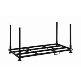 Rungenpalette mit 4 Einsteckrungen, B x L: 1200 x 2400 mm, Farbe:...