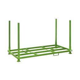 Rungenpalette mit 4 Einsteckrungen, B x L: 1200 x 2400 mm, Farbe:...