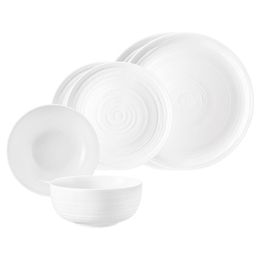 Geschirr-Set Seltmann Weiden "Basic-Set Terra 6er Set", wei&szlig;, 6, Porzellan, Geschirr-Sets, Geschirr-Set, Sp&uuml;lmaschinenfest, Mikrowellensicher, Ofenfest