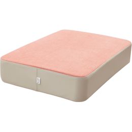 Weichbodenmatte "Rundy, H&uuml;pfpolster S cotton/cord", cotton, ros&egrave;, HIPP-HOPP - DAS H&Uuml;PFPOLSTER, Sportmatten, Kinder, B/H/L: 70cm x 17cm x 94cm, H&uuml;pfmatte; 94x70x17 cm; Made in Germany, B:70cm H:17cm L:94cm