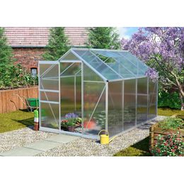 Gew&auml;chshaus Vitavia "Calypso 5800", silber (silberfarben), B:192cm T:302cm, Gew&auml;chsh&auml;user