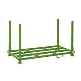 Rungenpalette mit 4 Einsteckrungen, B x L: 1200 x 2000 mm, Farbe:...