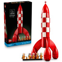 Konstruktionsspielsteine Lego "Die Mondrakete von Tim und Struppi (21367), Lego Ideas", bunt, Spielbausteine, Kunststoff, Made in Europe