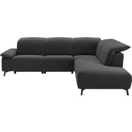 Ecksofa Musterring "MR 370, intelligenter Komfort im modernen Design", anthrazit, B:288cm H:83cm T:241cm, 94% Polyester, 6% Nylon, Sofas, Ecksofa, Optionale Relaxfunktion, flexible Kopfteile & klappbare Armlehnen