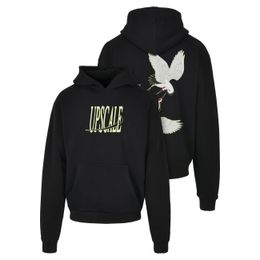 Kapuzensweatshirt "Upscale by Mister Tee Herren", Herren, Gr. XS, schwarz, 100% Baumwolle, UPSCALE BY MISTER TEE, unifarben, Sweatshirts