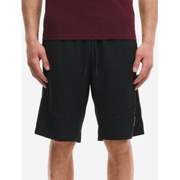 Shorts Lonsdale "AUCKLAND", Herren, Gr. 3XL, N-Gr, schwarz, wei&szlig;, Obermaterial: 100% Polyester, Hosen Shorts, sportlicher Stil, f&uuml;r vielseitige Aktivit&auml;ten, bequeme Passform