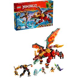 Konstruktionsspielsteine Lego "Wyldfyres Drachenmech (71868), Lego Ninjago", bunt, Spielbausteine, Kinder, Kunststoff, Made in Europe