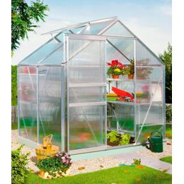 Gew&auml;chshaus Vitavia "Calypso 3000", silber (silberfarben), B:192cm T:154cm, Gew&auml;chsh&auml;user
