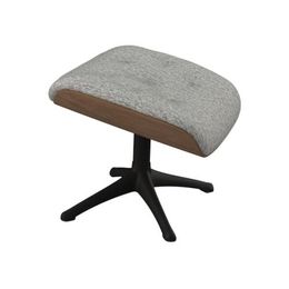 Fu&szlig;hocker FLEXLUX "Volden Beinst&uuml;tze, pflegeleicht, skandinavisches Design, hoher Komfort", grau (sophisto grau), B:44cm H:39cm T:35cm, 100% Polyester, Hocker, Fu&szlig;hocker, f&uuml;r Beinauflage zur besseren Entspannung, schwarzer Fu&szlig;, Holzrahmen