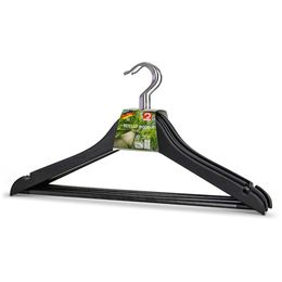 Kleiderb&uuml;gel MAWA "Lotusb&uuml;gel", schwarz, B:44cm H:23cm T:1,4cm, Holzwerkstoff, Kleiderb&uuml;gel, Kleiderb&uuml;gel, aus Lotusholz