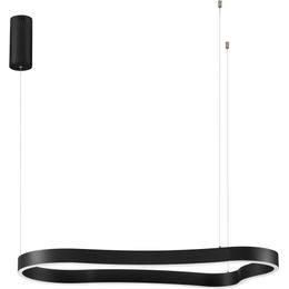 NOVA LUCE Pendelleuchte "DUSSA", schwarz, 1, H: 150cm, 1 Stk., Leuchten, Pendelleuchte