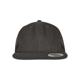 Flex Cap Flexfit "Flexfit Accessoires Denim Trucker", Gr. onesize, schwarz raw, 100% Baumwolle, unifarben, Caps