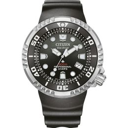 Taucheruhr Citizen "Promaster Professional Diver 300", schwarz (schwarz, schwarz), Armbanduhren, Herren, Armbanduhr, Solar, Herrenuhr, analog, Tag, Batterie-Entladungsanzeige