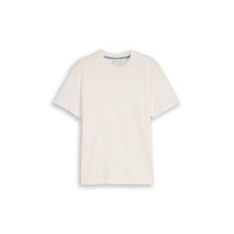 Tom Tailor Herren T-Shirt aus Baumwolle, braun, Uni, Gr. XXL