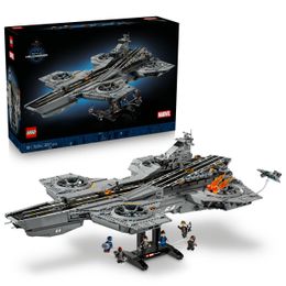 Konstruktionsspielsteine Lego "S.H.I.E.L.D.-Helicarrier (76354), Lego Super Heroes", bunt, Spielbausteine, Kunststoff, Made in Europe