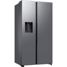Samsung Side-by-Side "RS70F65KETEF", Energieeffizienz: E (A-G), silber (edelstahl look), B:91,2cm H:178cm T:72,6cm, K&uuml;hlschr&auml;nke, No Frost+, Al Energy Mode, Metal Cooling
