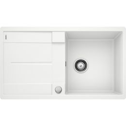 Granitsp&uuml;le Blanco "METRA 5 S-F", wei&szlig;, B:49cm H:19cm T:85cm, Verbundwerkstoff, K&uuml;chensp&uuml;len, erh&auml;ltlich in mehreren Farben
