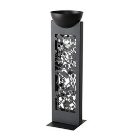 Boltze Dekos&auml;ule Berries &Oslash; 18 cm x 65,00 cm, schwarz skandinavische Deko Online Shop