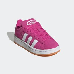 Sneaker adidas originals "CAMPUS 00S", M&auml;dchen, Gr. 30, pink (semi lucid fuchsia, cloud wei&szlig;, gum 2), Leder, Synthetik, Schuhe Sneaker, f&uuml;r Kinder