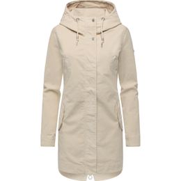 Kurzmantel Ragwear "Cannas Cordy YOUMODO", Damen, Gr. S (36), ecru, Cord, Obermaterial: 98% Baumwolle, 2% Elasthan. Innenfutter: 100% Polyester, figurumspielend ca. Mitte Oberschenkel, hoch geschlossener Ausschnitt, &Auml;rmel ohne &Auml;rmelschlitz abgesteppte Kante mit Druckknopf,verstellbar, M&auml;ntel Kurzmantel, &Uuml;bergangsmantel in Kord-Optik mit Kapuze