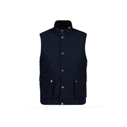 Steppweste Gant "Steppweste CLASSIC QUILTED VEST", Herren, Gr. L, blau, Obermaterial: 100% Polyester PES., Westen Steppweste