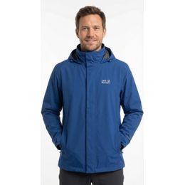 Funktionsjacke Jack Wolfskin "TRAILTIME 2L JKT M", Herren, Gr. L (52), blau orchid, Obermaterial: 100% Polyester. Futter: 100% Polyester, Jacken Funktionsjacke, Wasserabweisend, windabweisend, atmungsaktiv, &Uuml;bergangsjacke