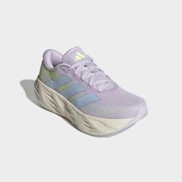 Laufschuh adidas Performance "GALAXY 8", Damen, Gr. 37, lila tint, frozen lila, hi, res gelb, Synthetik, Textil, Schuhe Laufschuh