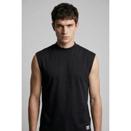 Tanktop Calvin Klein Jeans "JERSEY BADGE MUSCLE TANK", Herren, Gr. M, schwarz, Jersey, Obermaterial: 100% Baumwolle, unifarben, regular fit normal, Rundhals, Tops Tanktop, Regular fit mit Rundhalsausschnitt