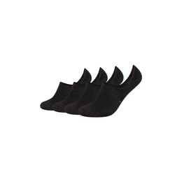 F&uuml;&szlig;linge Camano "bamboo 4er Pack", Herren, Gr. 35-38, schwarz, 74% Viskose, 24% Polyamid, 2% Elasthan, uni, Socken