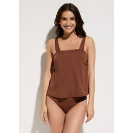 bonprix Tankini schnelltrocknend (2-tlg.Set), braun, Gr.54, Tankini schnelltrocknend
