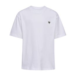 T-Shirt Hummel, Damen, Gr. M, wei&szlig;, Obermaterial: 85% Baumwolle, 15% Polyester, Shirts T-Shirt