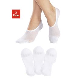 active by Lascana LASCANA ACTIVE F&uuml;&szlig;linge 'Damen Ballerina Socken Rutschfest, Atmungsaktiv' wei&szlig; Gr. 35-38 f&uuml;r Damen. Elastisch. Nachhaltig.