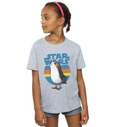 Star Wars - "The Last Jedi" T-Shirt f&uuml;r M&auml;dchen (Grau)