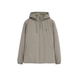 Jacke Dorsey steingrau mit Rigby Go Logo.