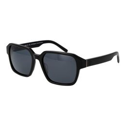 Timberland Schwarze Acetat-Sonnenbrille