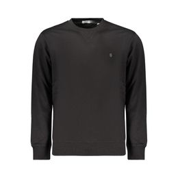 Coveri Moving Schwarzes Baumwolle Herren Sweatshirt