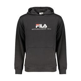 Fila Schwarzes Baumwoll-Herren-Sweatshirt